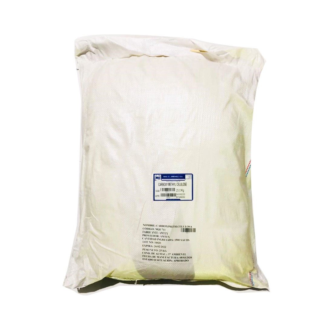 Carboximetil Celulosa (Saco 25 kg) - Max E. Jiménez, S.A.