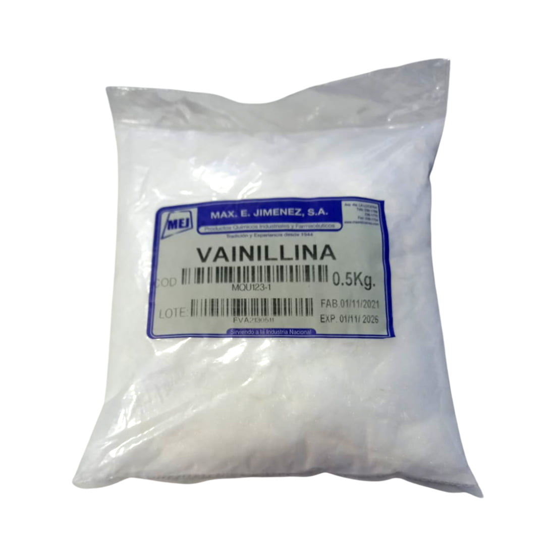 Vainillina 1/2 KG - Max E. Jiménez, S.A.
